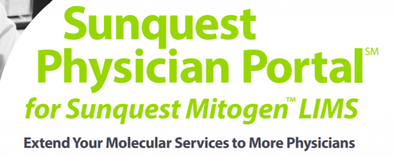 Sunquest Physician Portal SM for Sunquest Mitogen ™ LIMS | LiMSforum ...